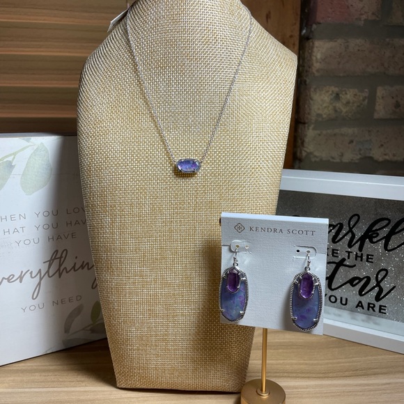 Kendra Scott | Jewelry | Kendra Scott Emmy Elisa Lilac Purple ...